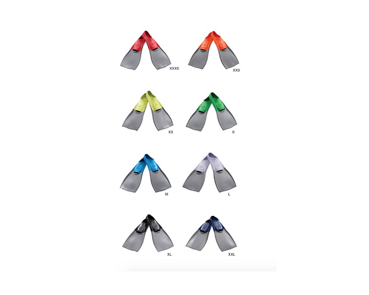Speedo Trialon Rubber Swim Fins - D&J Sports